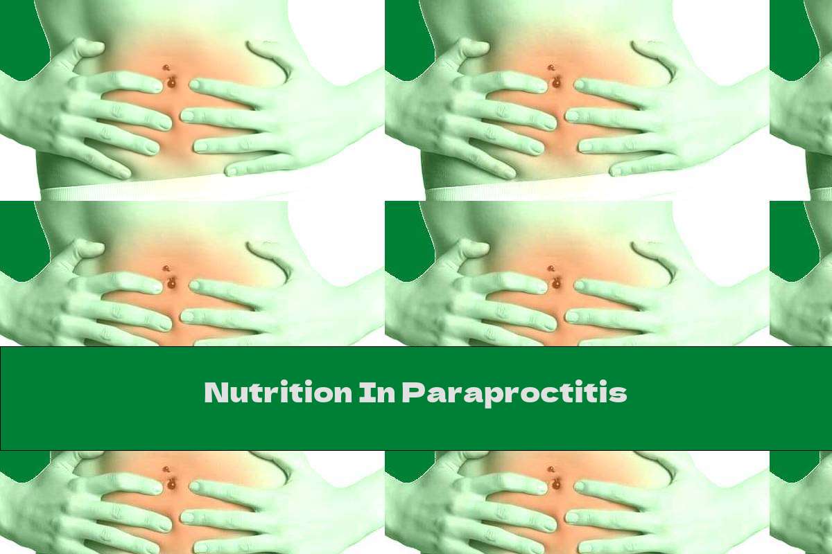 Nutrition In Paraproctitis - This Nutrition